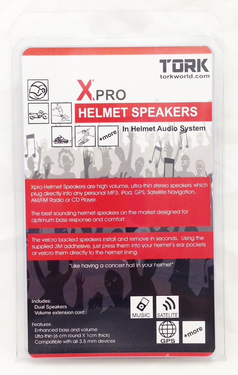 Tork Xpro Helmet Speakers – TorkWorld